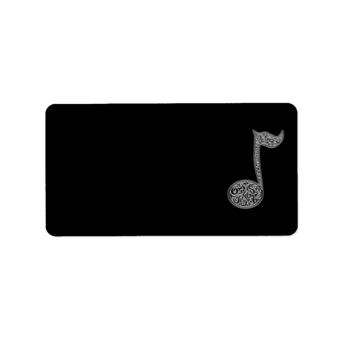 music note labels | Zazzle.com