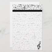 Music Note Stationery | Zazzle