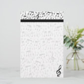 Music Note Stationery | Zazzle