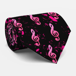 Music Note Symbol Neck Tie | Zazzle