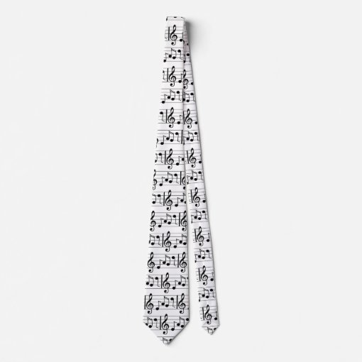 Music Note Tie | Zazzle