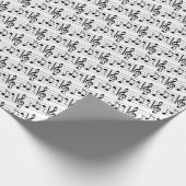 Music Note Wrapping Paper | Zazzle