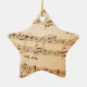 Music Notes Background Ceramic Ornament | Zazzle