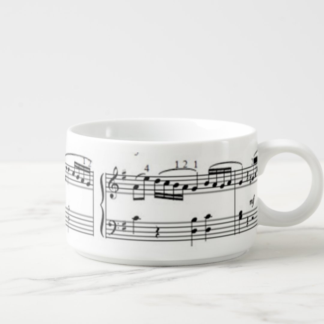 music notes bowl | Zazzle