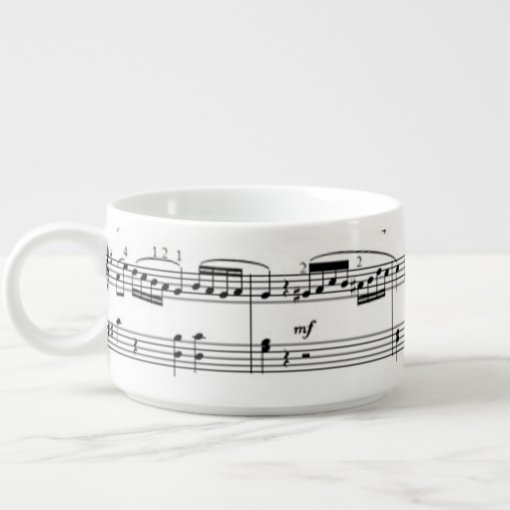 music notes bowl | Zazzle