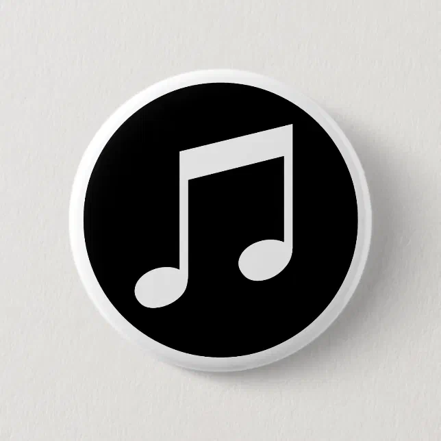 Music Notes Button | Zazzle
