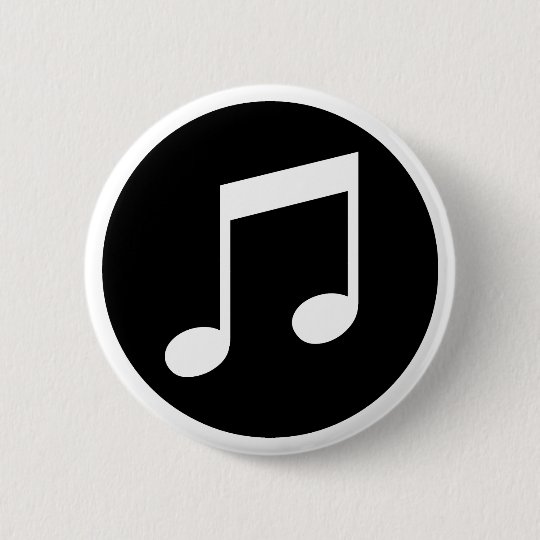 Music Notes Button | Zazzle.com