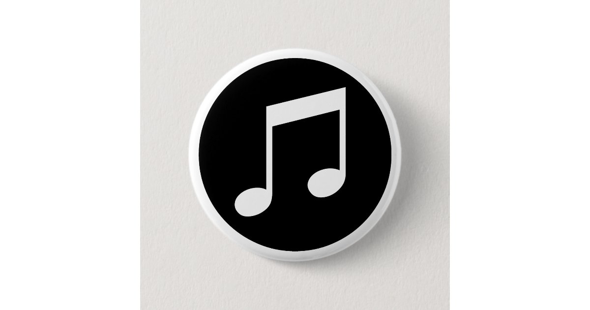 Music Notes Button Zazzle music-notes-button-zazzle