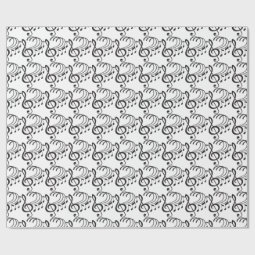 Music Notes Gift Wrap | Zazzle