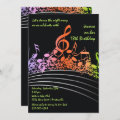 Music Notes Invitation | Zazzle