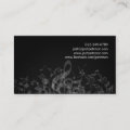 Music Notes Jumble Turquoise Business Card | Zazzle