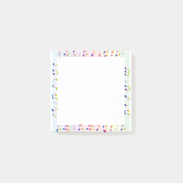 Music Notes, Music Teacher Post-it Notes | Zazzle