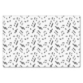 Music Notes Pattern Tissue Paper | Zazzle