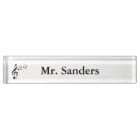 Personalized Glitzy Sparkly Diamond Music Note Name Plate | Zazzle.com
