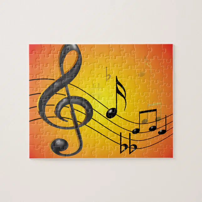 Music Notes Puzzle | Zazzle