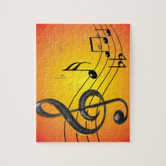 Music Notes Puzzle | Zazzle
