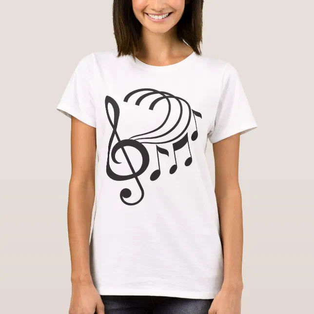 Music Notes T-Shirt | Zazzle