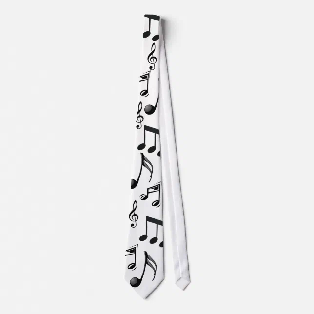 Music notes tie | Zazzle