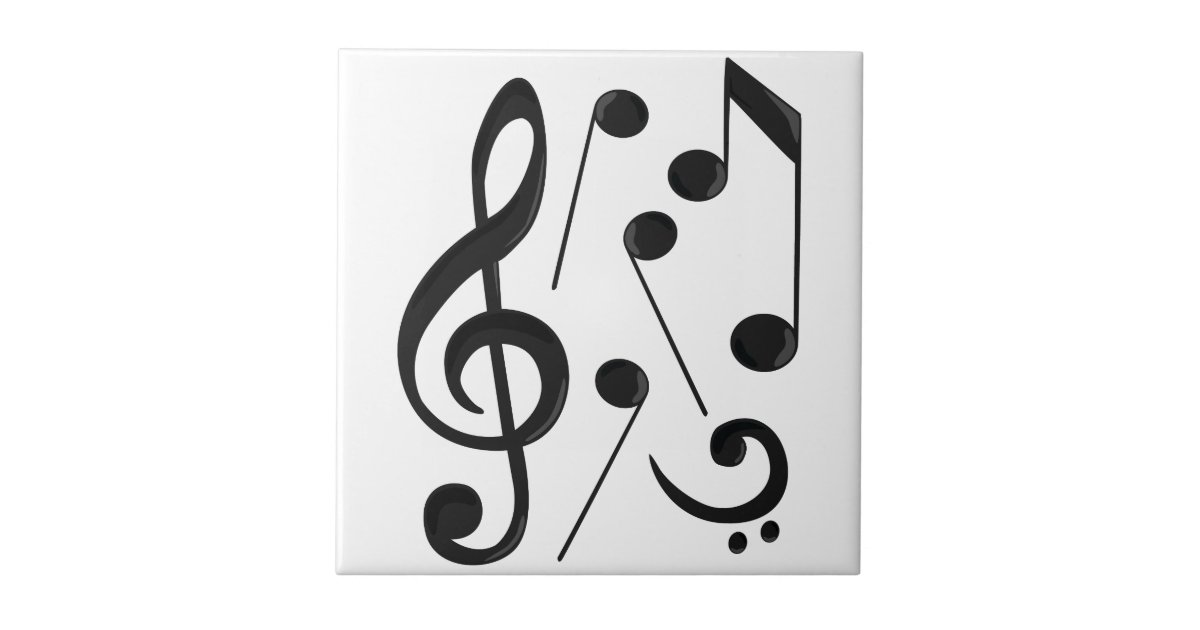 Music Notes Tile | Zazzle