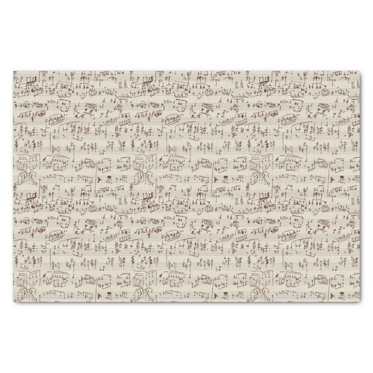 Music notes tissue paper | Zazzle