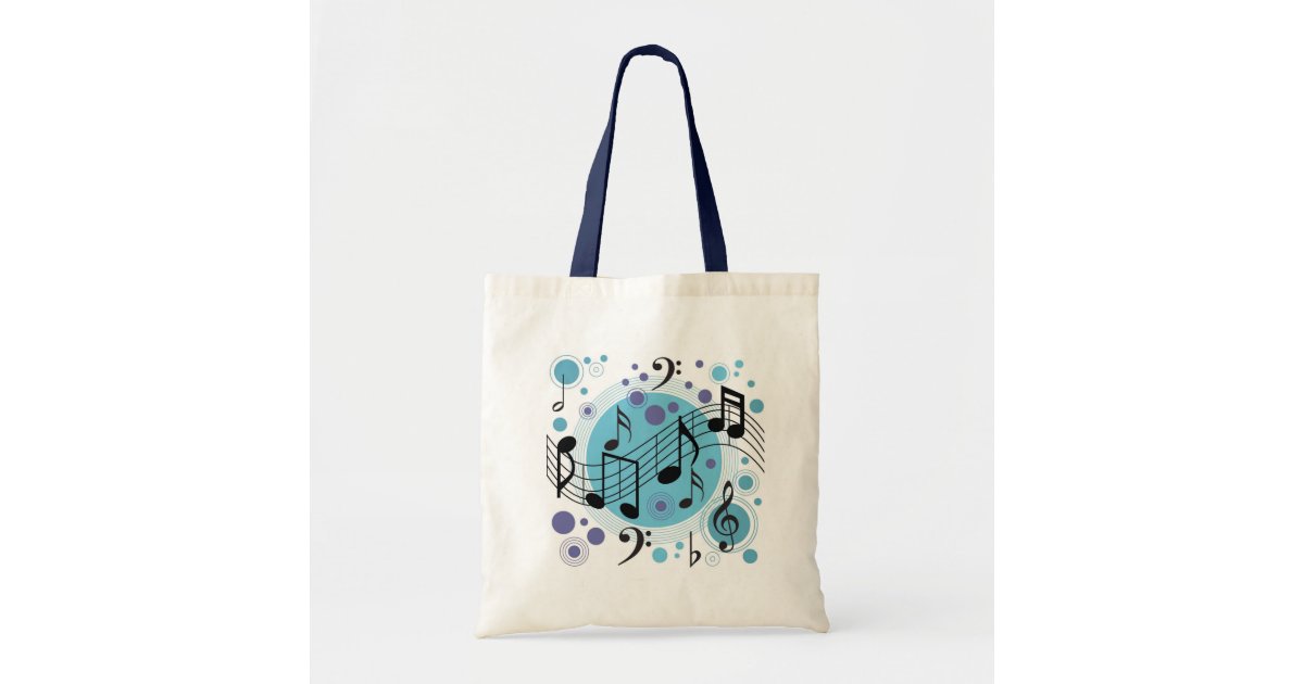 Music Notes Tote Bag | Zazzle