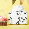 Music Notes Wrapping Paper | Zazzle