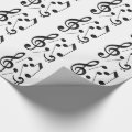 Music Notes Wrapping Paper | Zazzle