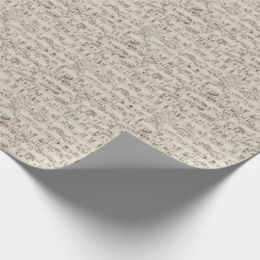 Music notes wrapping paper | Zazzle