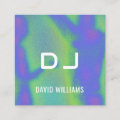 Music Party DJs Singer Songwriter QR Code Square Business Card | Zazzle