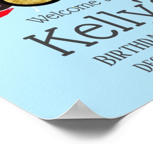 music party drum set rock star welcome sign | Zazzle