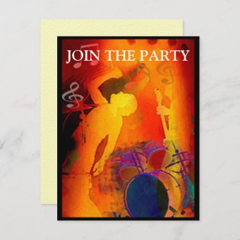Music Party Invitation | Zazzle