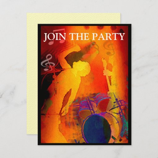 Music Party Invitation | Zazzle