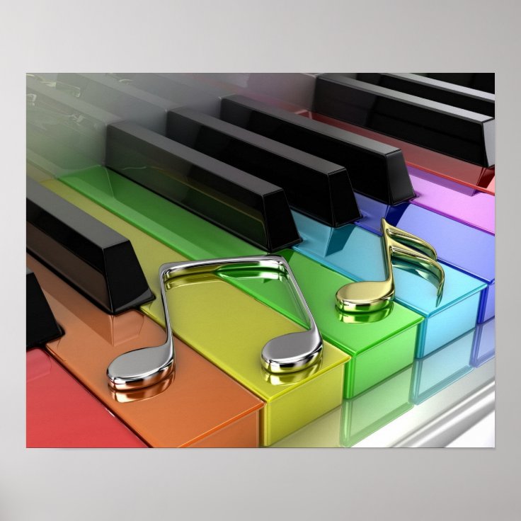 Music Piano Poster | Zazzle