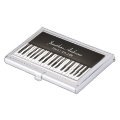 Music Piano Teacher Business Card Holder | Zazzle