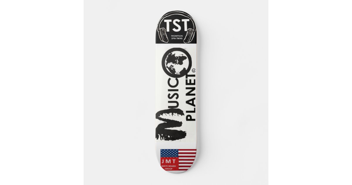 MUSIC PLANET USA Skateboard | Zazzle