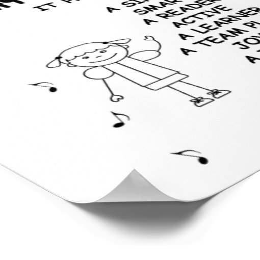 Music Poster "Why I Like Music" | Zazzle