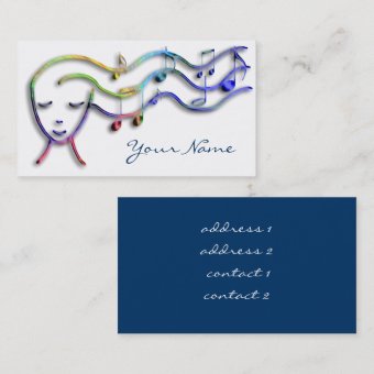 music profile card | Zazzle
