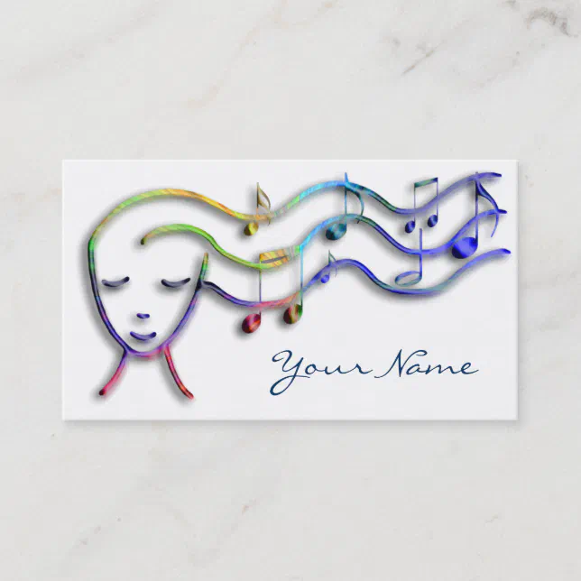 music profile card | Zazzle