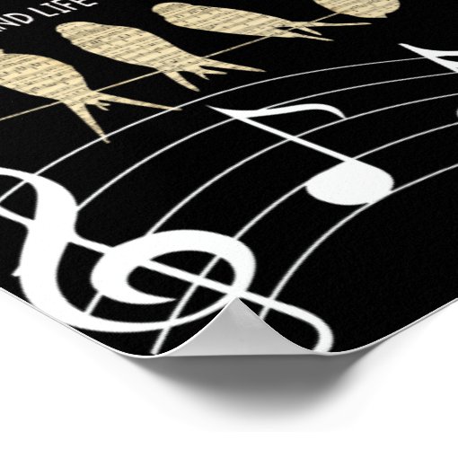 Music Quote Poster | Zazzle