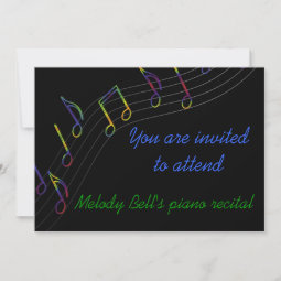 Music Recital Invitation | Zazzle