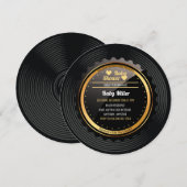 Music Record | Retro Baby Shower Invitation | Zazzle