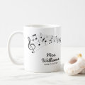 Music Symbols Personalized Coffee Mug | Zazzle