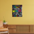 Music Teacher Classroom Printable Poster | Zazzle