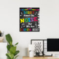 Music Teacher Classroom Printable Poster | Zazzle