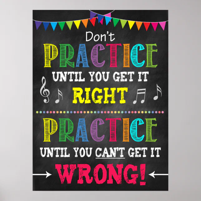Music Teacher Classroom Printable Poster | Zazzle