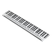 Music Theme Long Piano Keys Rulers | Zazzle