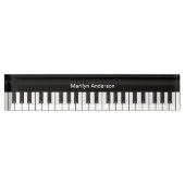 Music Theme Piano Monogram Desk Name Plate | Zazzle