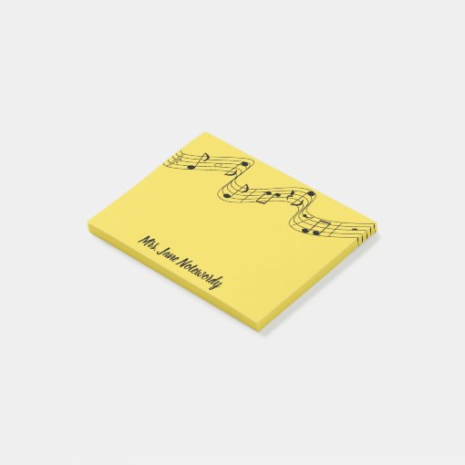 Music Theme Post it Notes | Zazzle