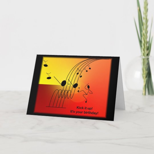 Music themed birthday greeting cards | Zazzle.com