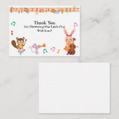 Musical Animal Thank You Cards | Zazzle